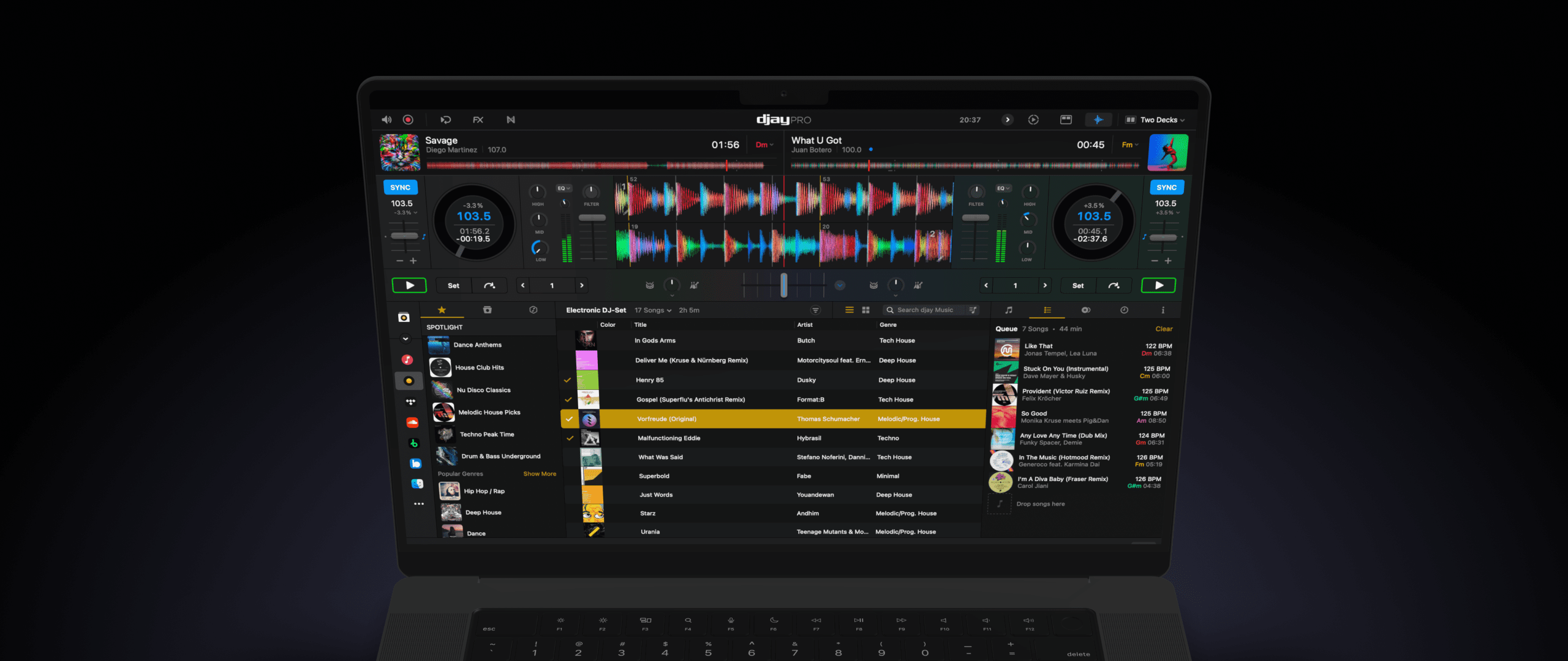 DJ Software for Mac - djay Pro by Algoriddim